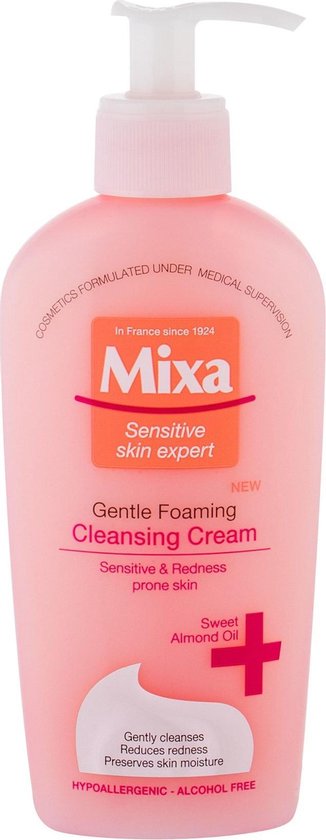 Mixa - Sensitive Skin Expert Foaming Cleansing Cream - 200ml | bol.com