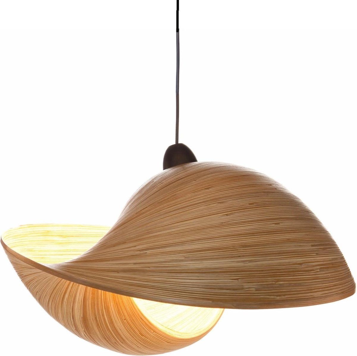 Hanglamp Bamboo Shell Ø 50cm | bol