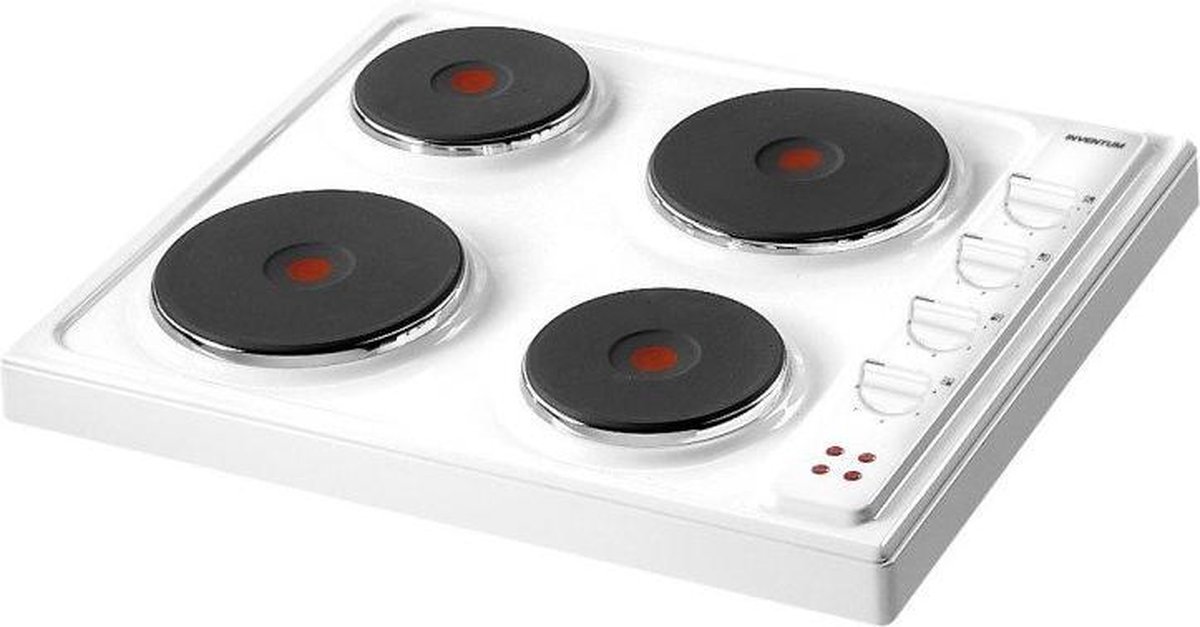 Inventum VKE6010WIT - Vrijstaande Elektrische Kookplaat - Wit | bol.com