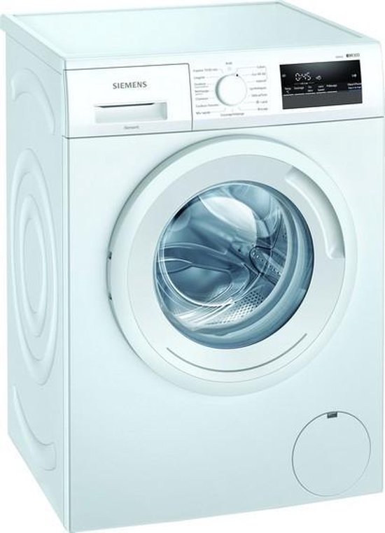 Siemens iQ300 WM12N118FF wasmachine Voorbelading 8 kg 1200 RPM C Wit | bol.com