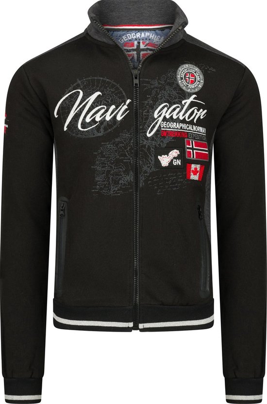 Geographical Norway - heren vest zwart | bol.com