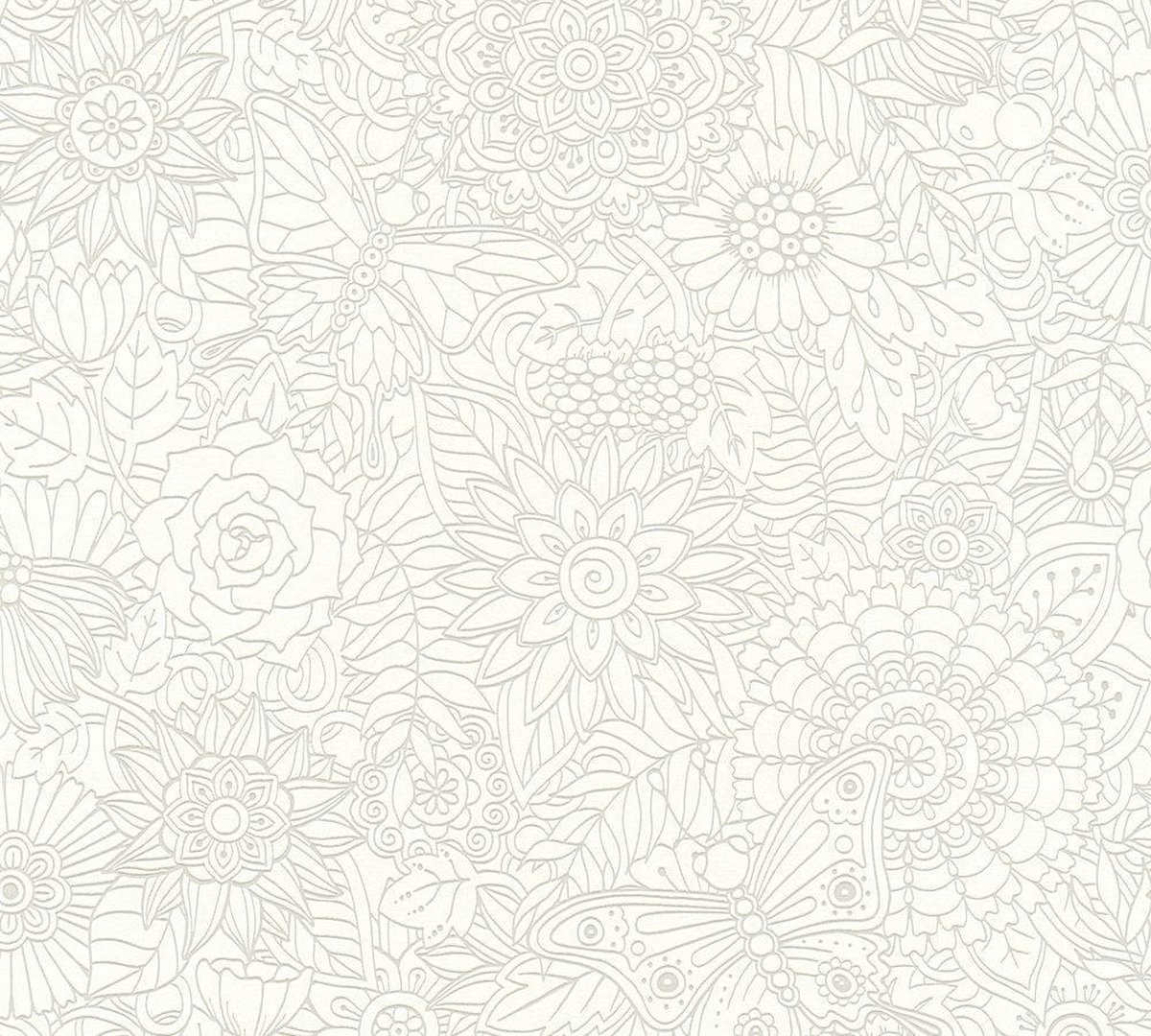 Etnisch behang Profhome 358161-GU vliesbehang glad met natuur patroon ...