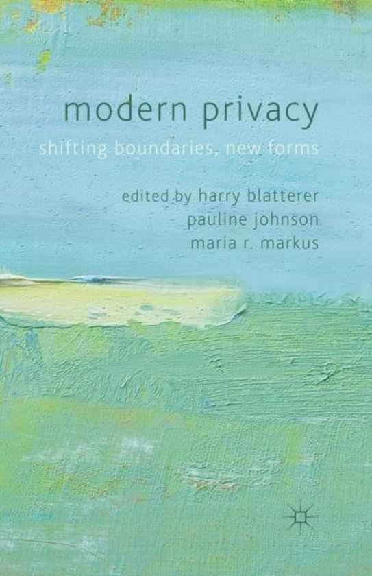 Modern Privacy | 9781349319275 | Harry Blatterer | Boeken | bol.com