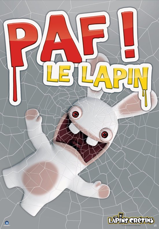 RAVING RABBIDS - Poster Paf! The Rabbit (98x68) | bol