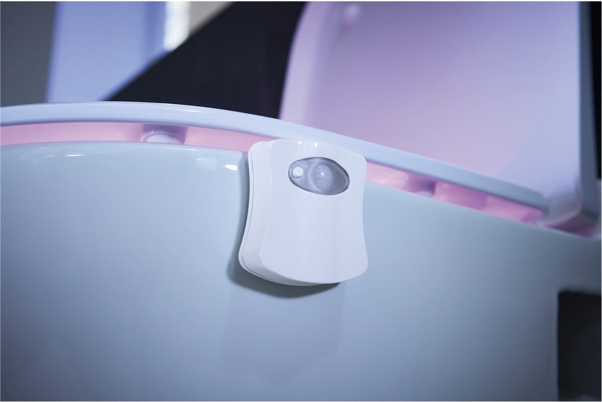 LIVARNO LED WC Licht 8 verschillende kleuren - Toiletbril Licht voor in ...