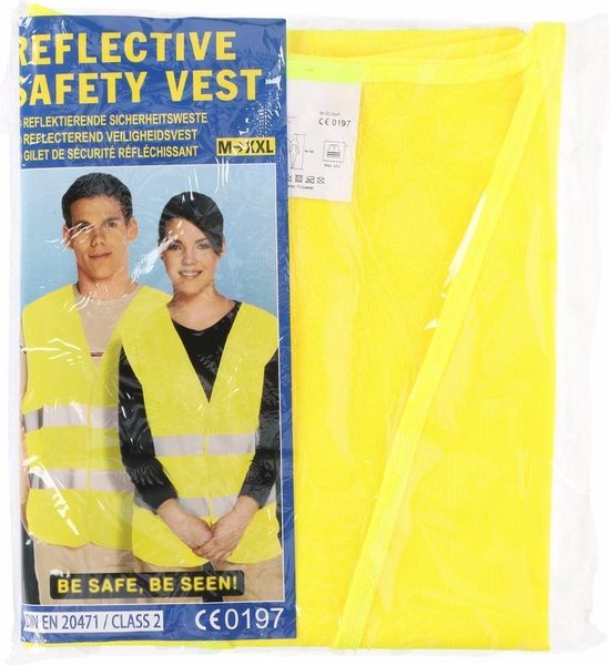 25x Geel veiligheidsvest voor volwassenen - Reflecterende ... 25x Geel veiligheidsvest voor volwassenen - Reflecterende ...