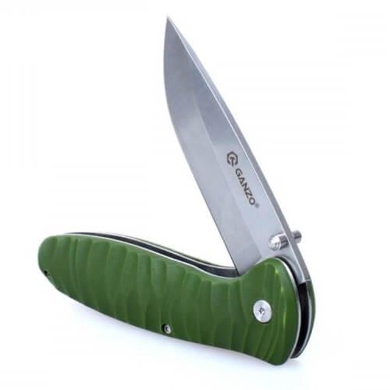 Ganzo zakmes G6252 eenhandsmes - Groen | bol.com