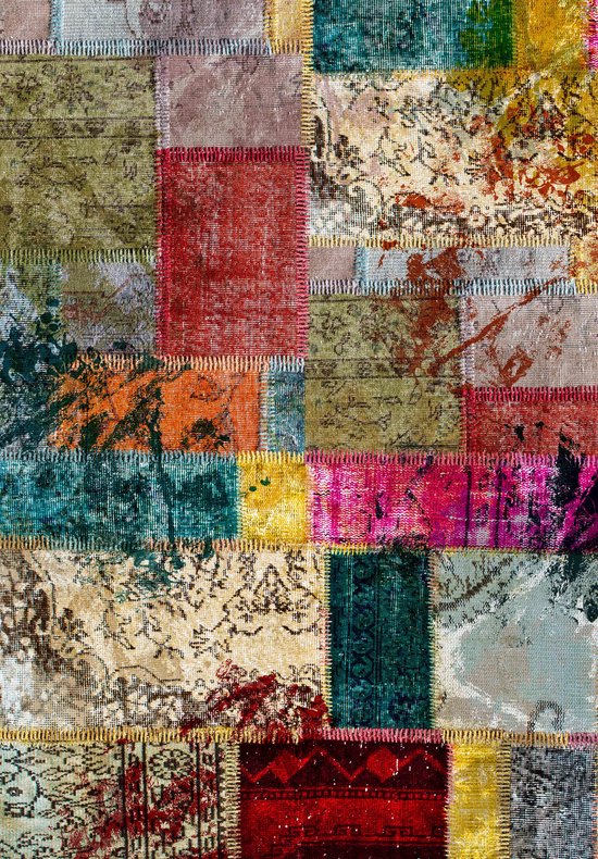 Karpet Patchwork Multi Kleur | bol.com