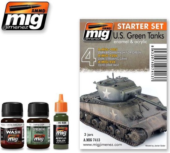 Mig - Us Green Vehicles Set (Mig7413) - modelbouwsets ...