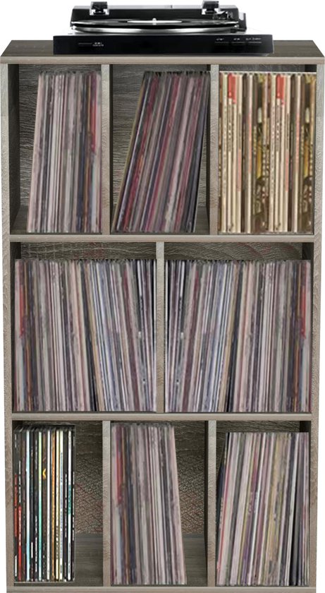 LP vinyl platen opbergkast - opbergen lp vinyl platen - boekenkast - 8 ...