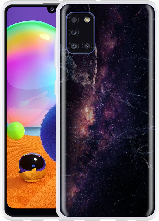 Hoesje Geschikt voor Samsung Galaxy A31 Isometric Pattern | bol