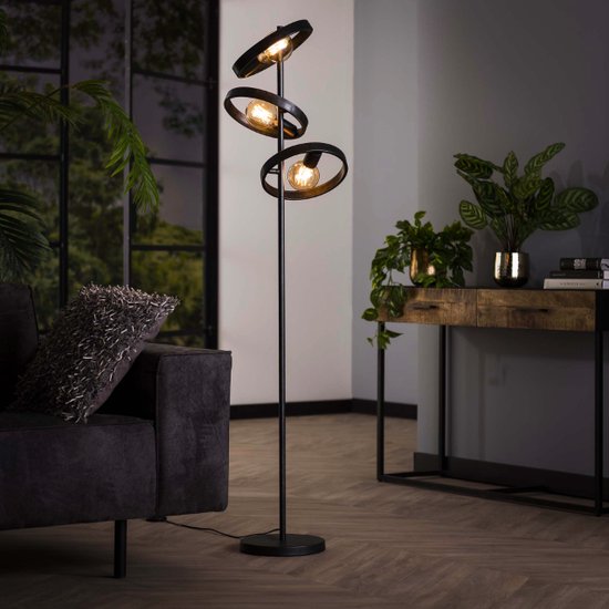 DePauwWonen - 3L Hover Staande Lamp -E27 Fitting - Charcoal - Vloerlamp ...