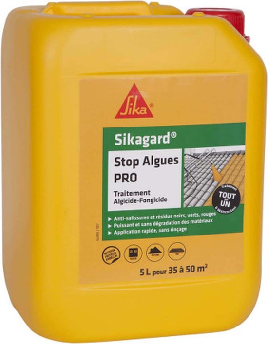 SIKA Behandelings- en beschermingspakket - Sikagard Stop Algues PRO 5L ...