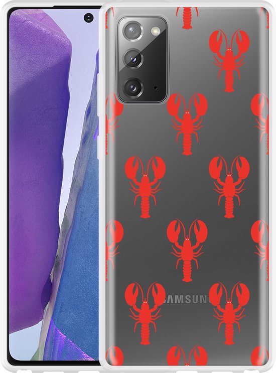 Samsung Galaxy Note 20 Hoesje Kreeften - Designed by Cazy | bol.