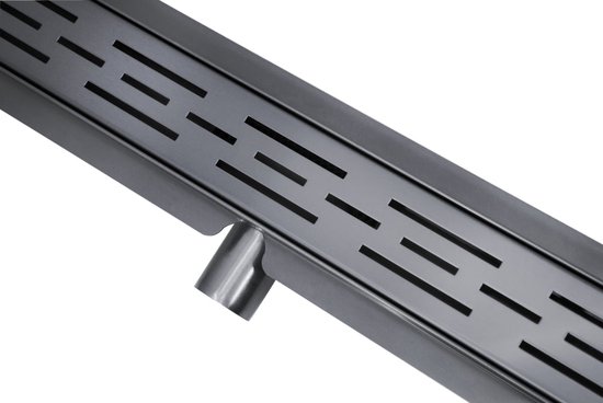 Classic 80 cm RVS Douchegoot Gun metal - Drain douche - Douchedrain ...