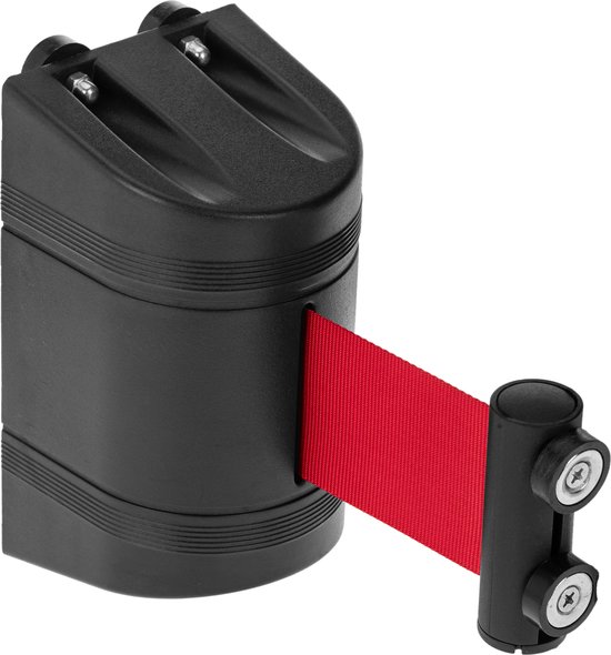 PrimeMatik - Zwarte kunststof gemagnetiseerde muurbevestiging met 2 m ...