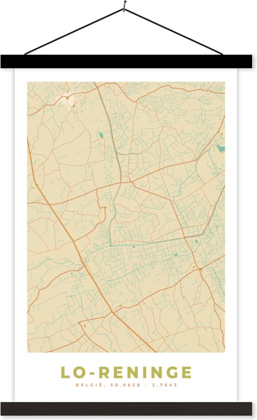 Posterhanger incl. Poster 60x90 cm - Schoolplaat - België - Lo-Reninge ...