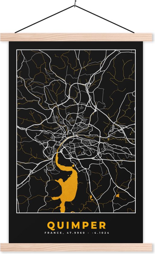 Posterhanger incl. Poster - Schoolplaat - Stadskaart – Plattegrond ...