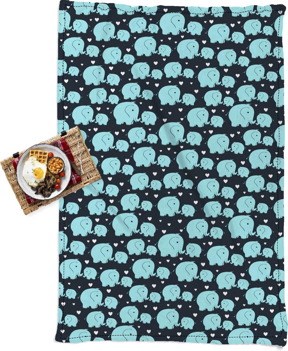 Picknickkleed - Buitenkleed - Patronen - Olifant - Hart - Vloerkleed ...