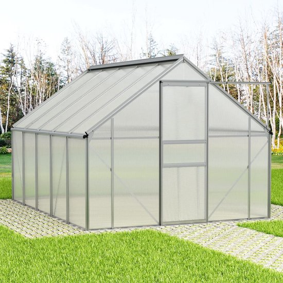 Broeikas 15,1 m³ aluminium | bol.com