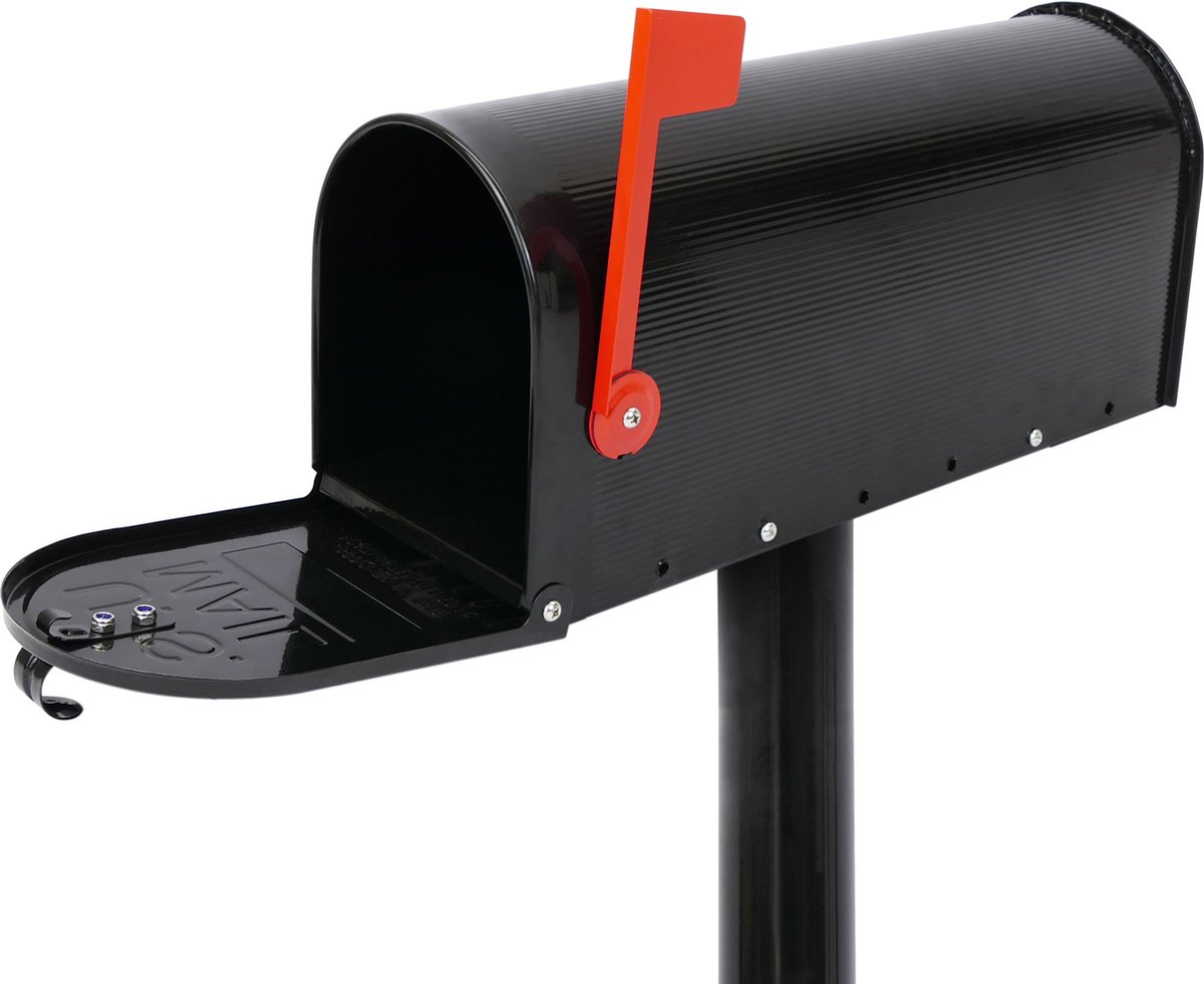 PrimeMatik - US Mail aluminium mailbox voor zwarte Amerikaanse post met ...