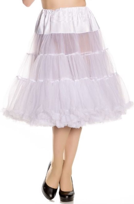 Petticoat White Long Petticoat Dames - Onderrok Dames | bol.com