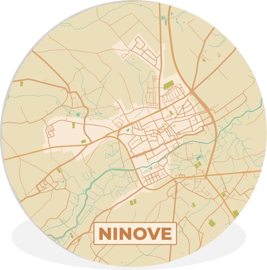 Wall Circle - Wall Circle Indoor - Ninove - Carte - België - City Map ...