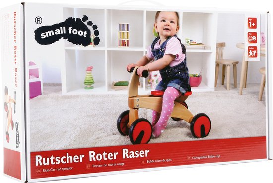 Small Foot Loopfiets Rode Racer vanaf 1 jaar - 50 x 34 x 38 cm en ...