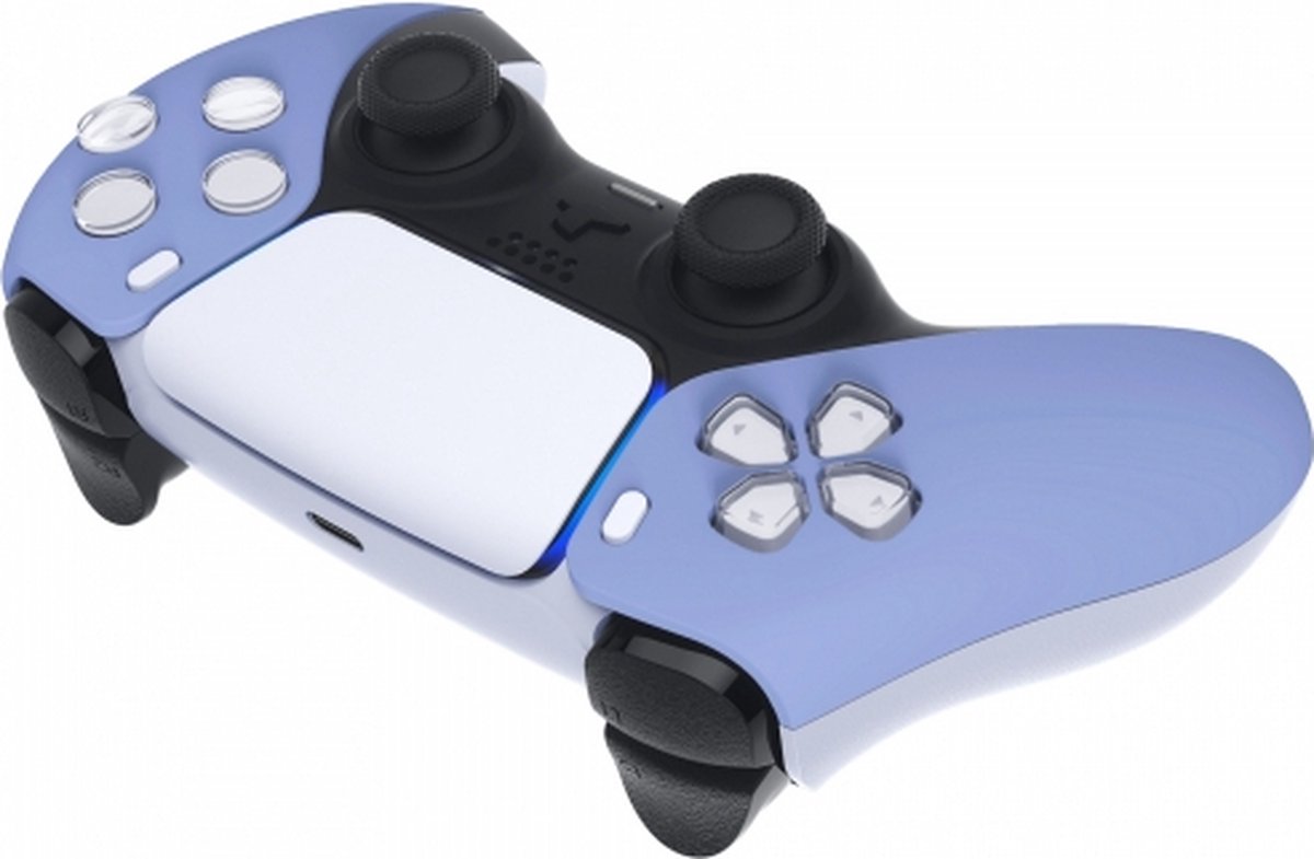 PS5 Draadloze Dualsense Controller – Soft Touch Light Violet Custom ...