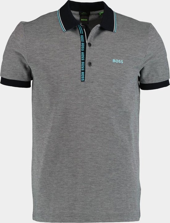 BOSS Men Athleisure Polo korte mouw Blauw Paule 4 10241781 01 50469391/ ...