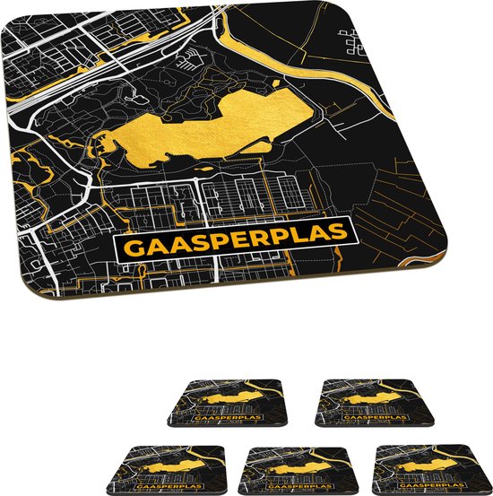 Onderzetters voor glazen - Kaart - Plattegrond - Stadskaart ...