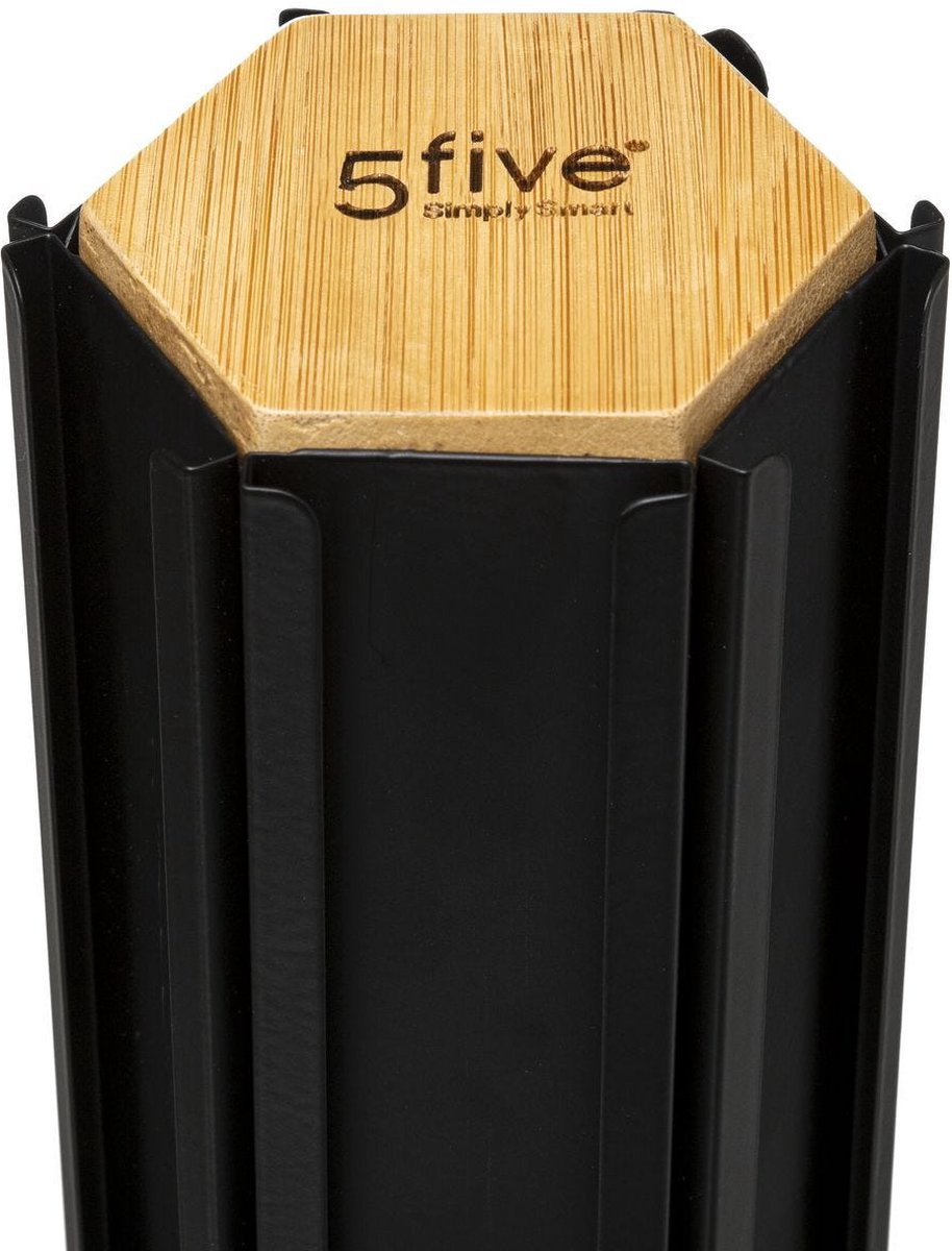 Koffie cup/capsule houder/dispenser hout/metaal zwart 60 cups ...