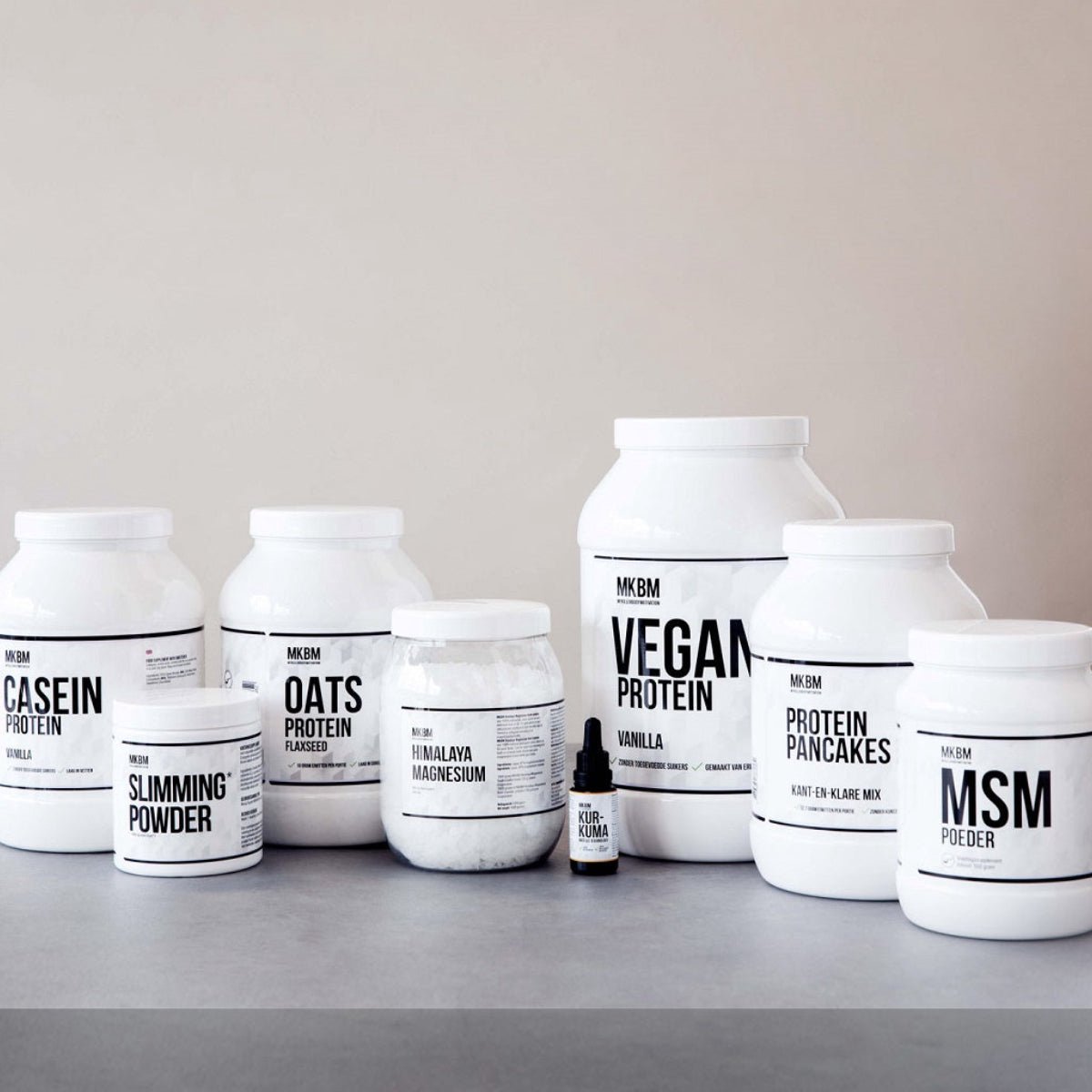 MKBM Casein Protein shake - Banaan - 1 KG - Caseïne eiwitpoeder | bol.com