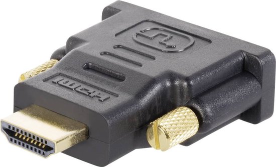Renkforce RF-4233372 HDMI / DVI Adapter [1x HDMI-stekker - 1x DVI ...