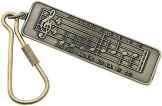 Sleutelhanger muziekbalk | bol