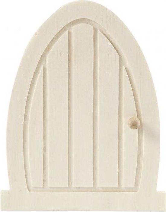 Deur - Home deco - Deur - Triplex - Bruin - 10x13x0,5cm - Creotime - 1 ...