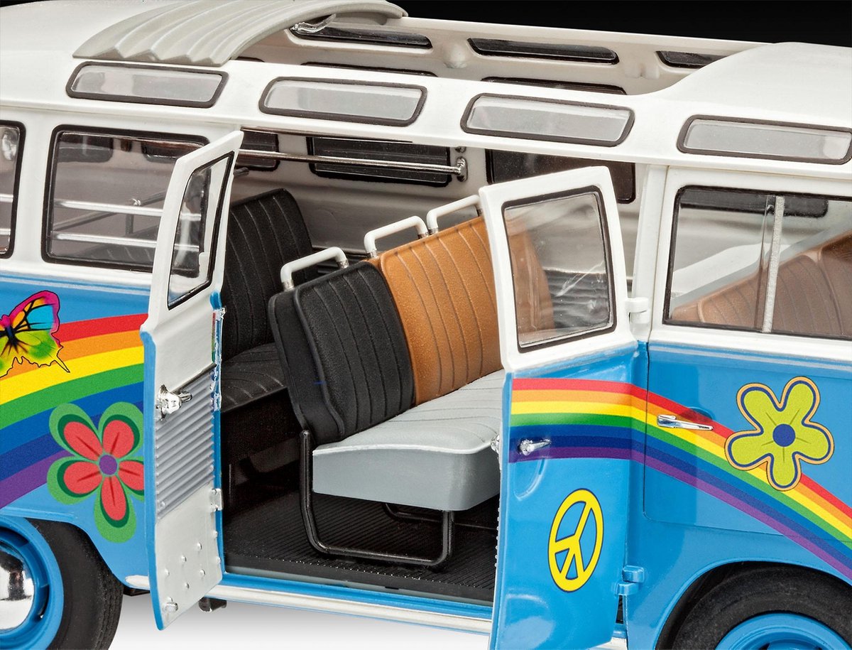 Revell bouwpakket Volkswagen T1 Samba Bus Flower Power | bol.com