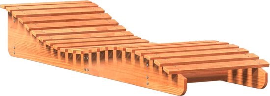 vidaXL Ligbed van grenenhout - 205 cm - Wasbruin Ligbed - Houten Ligbed ...