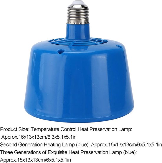 Warmte Lamp E27 voor Huisdier en Gevogelte - Teelt Verwarming ...