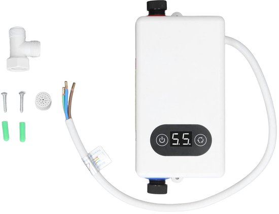 Mini elektrische tankloze waterverwarmer, 220V 3400W onmiddellijke ...