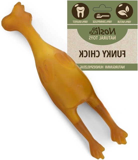 Funky Chick - Kip speelgoed voor honden - 100% natuurlijk - 1 stuk ...