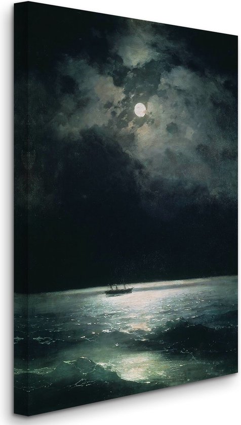 Ivan Aivazovsky Black Sea at Night - Zwarte Zee bij nacht - 3:2 | bol