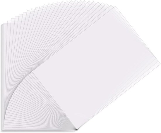 50 feuilles de papier calque (53 g/m²) A4 papier à dessin transparent ...