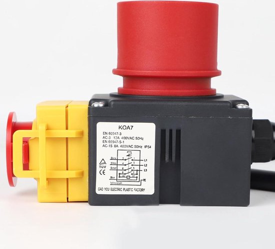 400V Noodschakelaar machine-schakelaar - 3-fase - 400 V ...