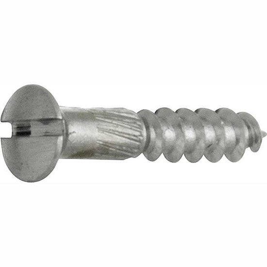 Houtschroef DIN 95 (4 stuks) 4,0x25 mm mat chroom | bol