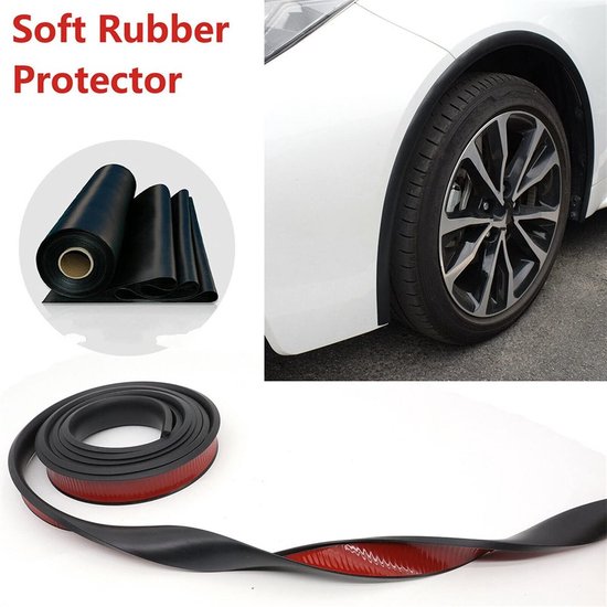 Universal Car Fender Flares Arches Rubber Wing Arch Extension Auto ...
