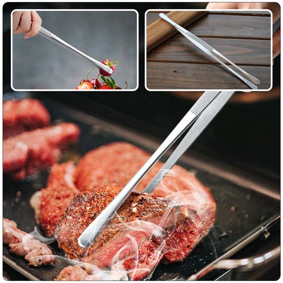 Grill Pincet Fruit Tang Saladetang Tang Voor Het Koken Roestvrijstalen ...