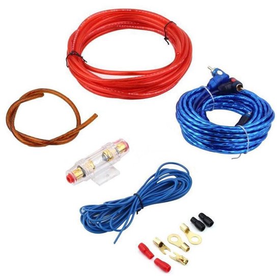Car Audio Bedrading Kit 8 Gauge Eindversterker Installatie Bedrading ...