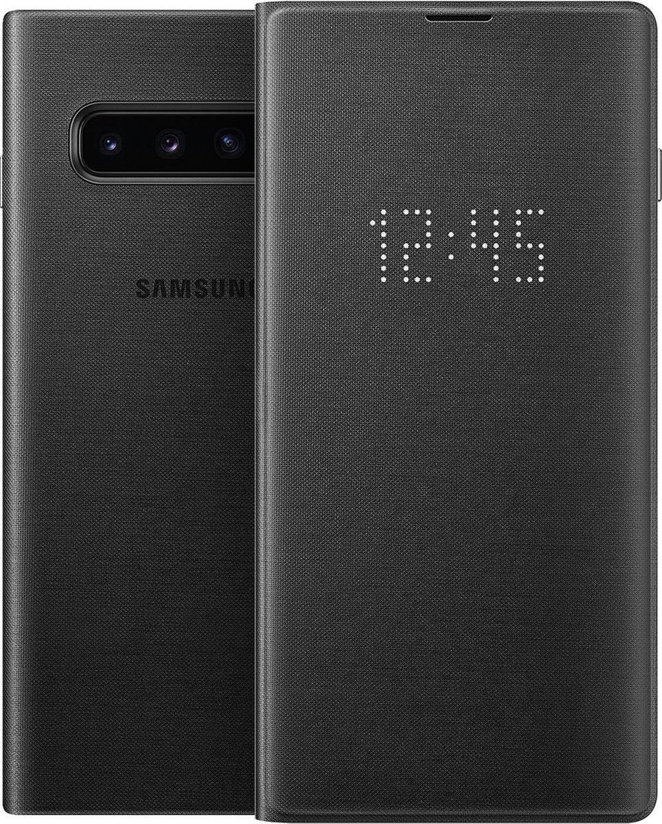 Samsung Galaxy S10 Plus LED View Cover Zwart | bol