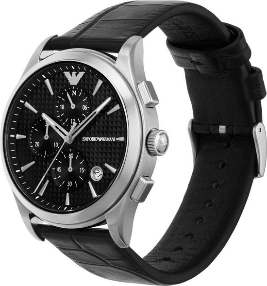 Emporio Armani AR11530 Herenhorloge 42 mm - Zwart | bol